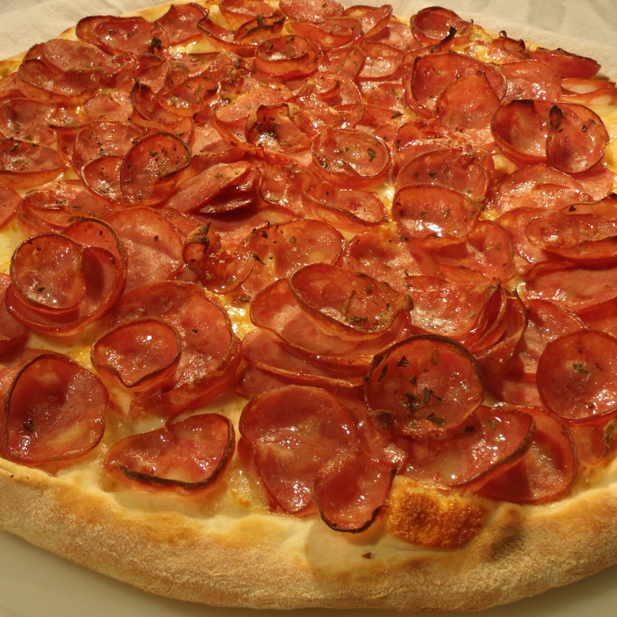 74-Pizza Calabresa com Bacon - Pizzaria e Fast-Food Clone